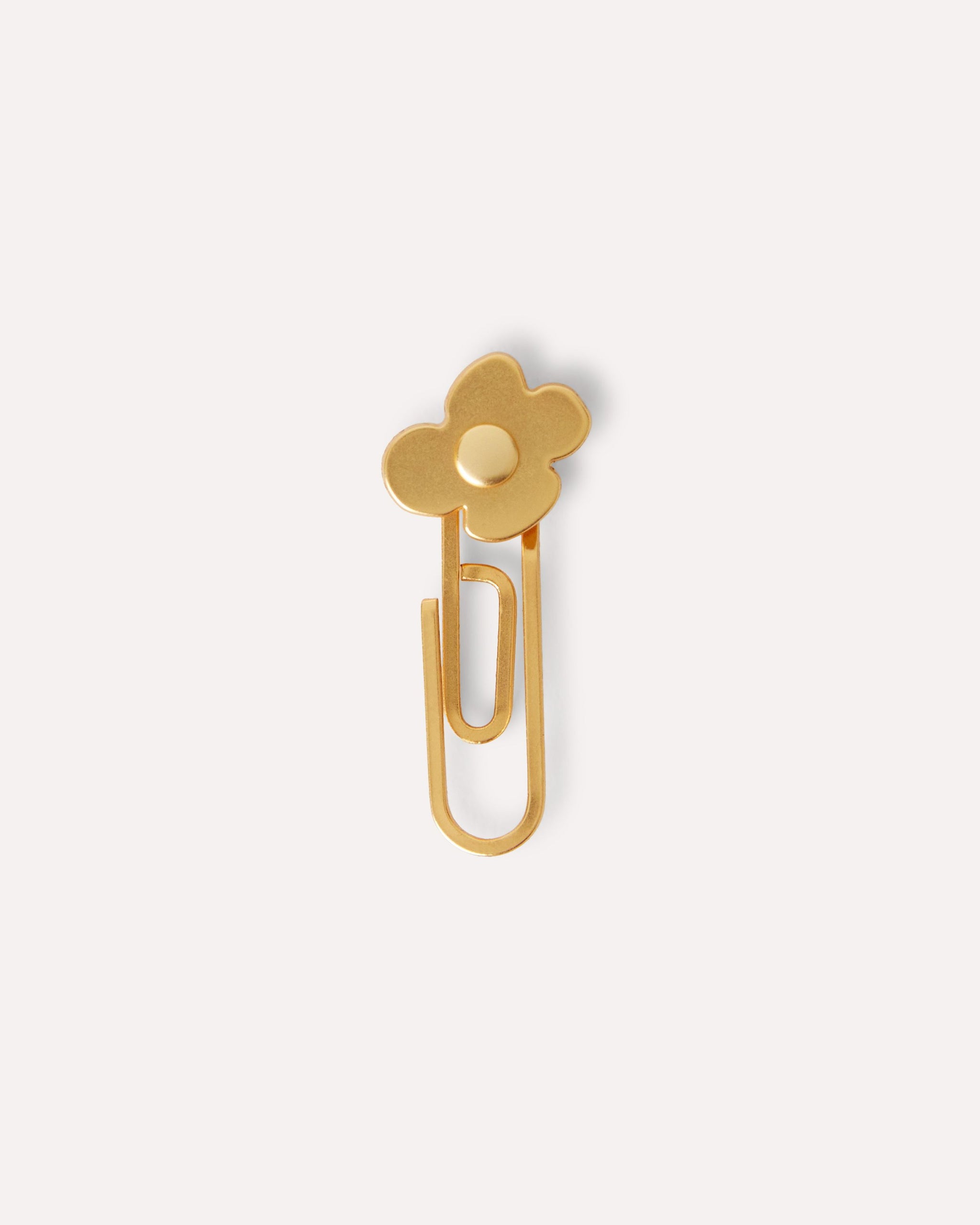 Lardini gold flower pin, white, man | Lardini